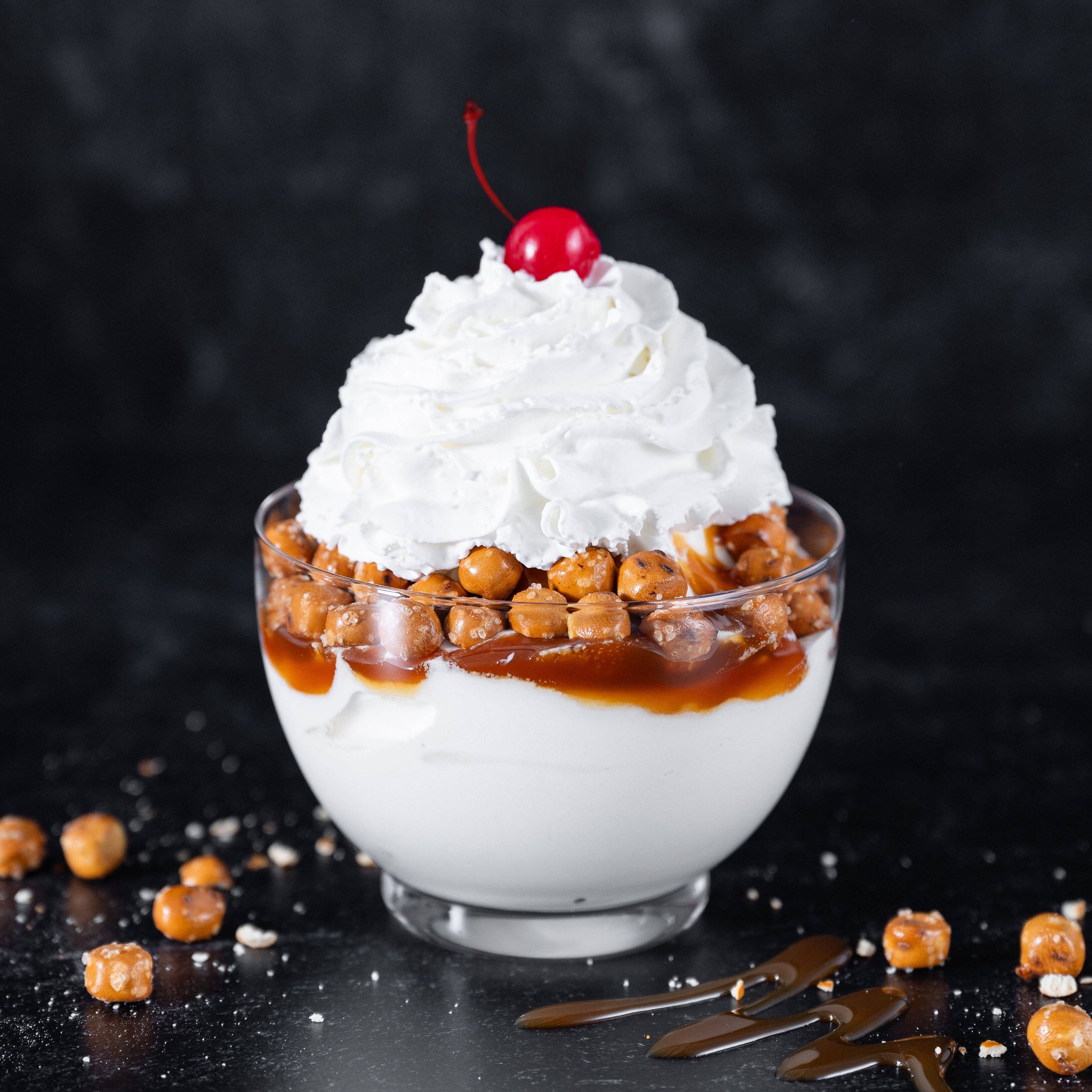 Caramel Pretzel Sundae